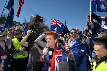 Pauline Hanson Calls for Monoculture Australia, National Press Club ...