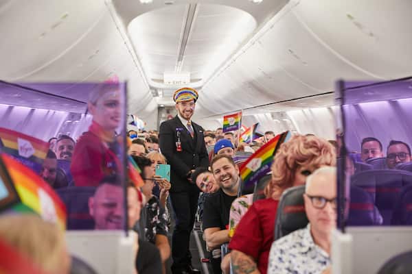 This airline runs special pride flights, but a booking quirk excludes ...