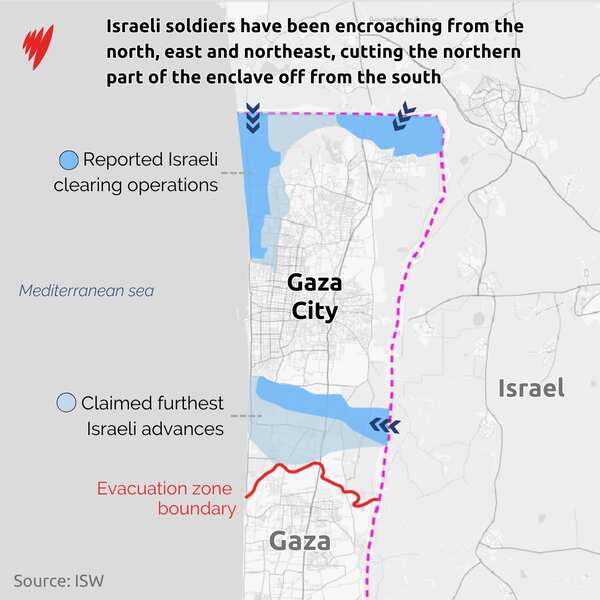 Israel's military fighting in 'heart of Gaza City' as it rejects calls ...