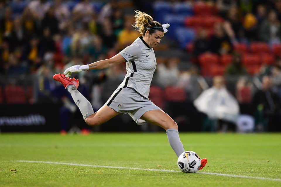 Lydia grew up playing AFL in the desert. Now the Matilda is inspiring the next generation of ...