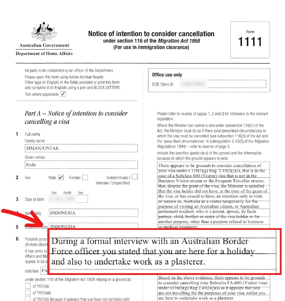 Tourist visas: Why Endo got kicked out of Australia | SBS News