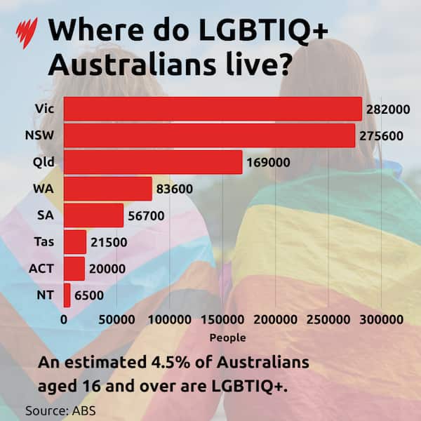 How many Australians are LGBTIQ+? We now have an idea | SBS News