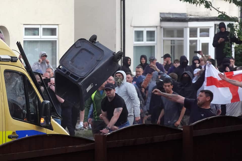 Anti-immigration riots are escalating in the UK. Here's how ...
