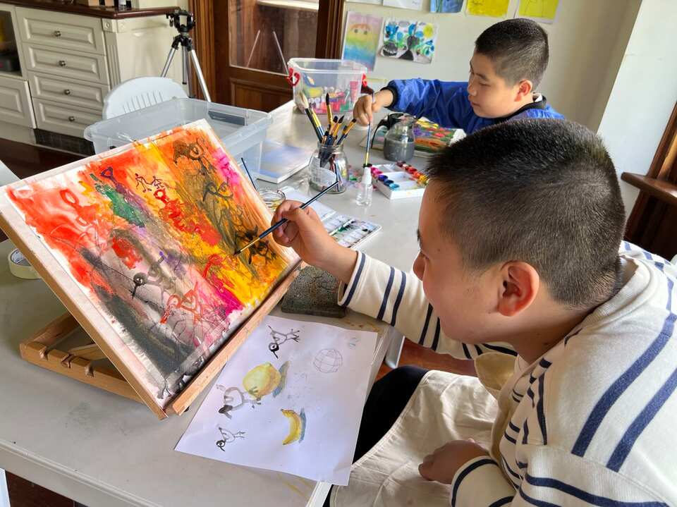How Lei is helping her sons with autism paint a brighter future for ...