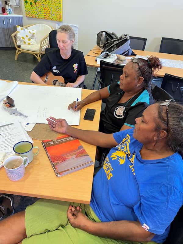 These Fitzroy Crossing women are teaching their languages through bright and bold picture books ...
