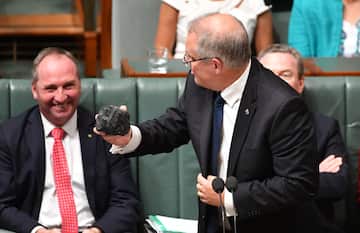 From unwanted handshakes to a lump of coal, Scott Morrison's most ...
