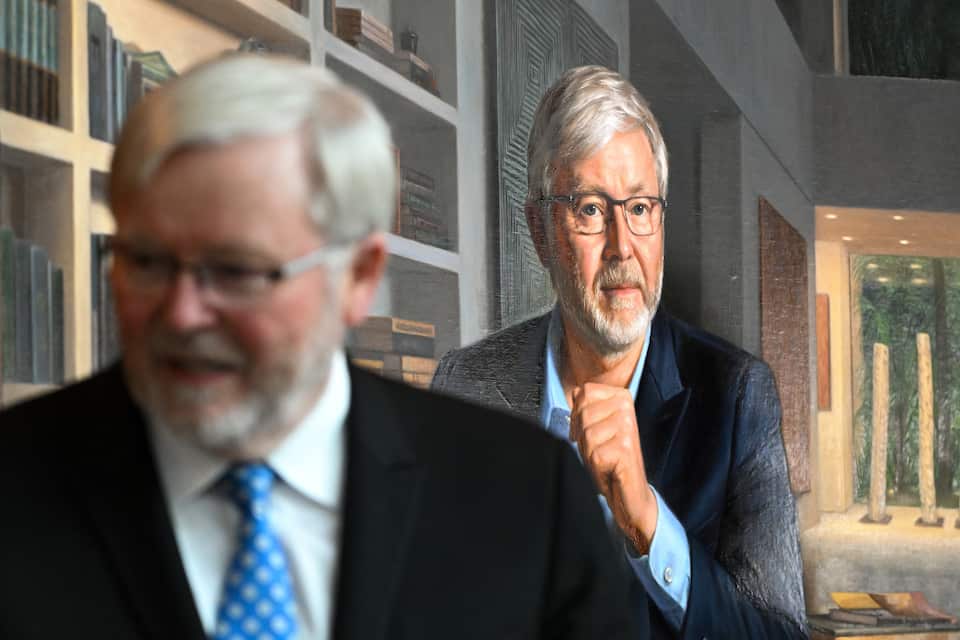 Takeaways from Kevin Rudd's portrait: Voice and Apology, a pet intruder ...