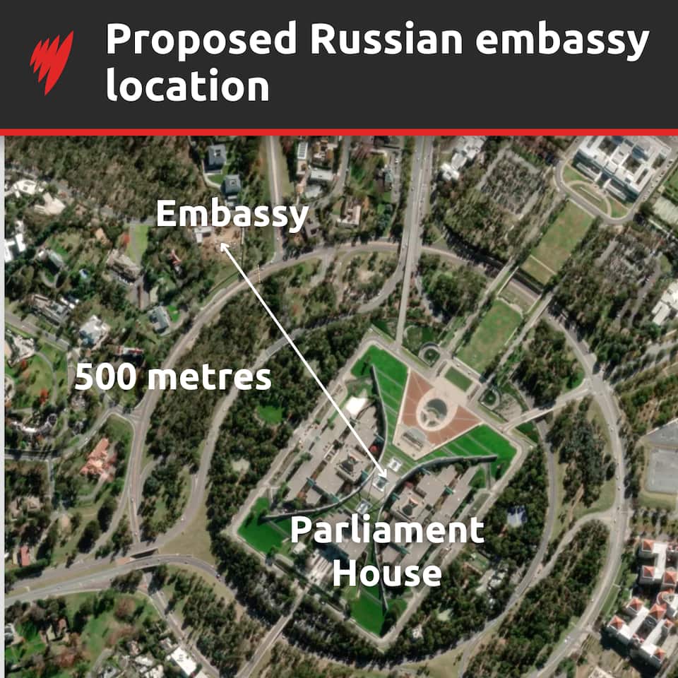How Russia's plan for a new embassy in Canberra was crushed | SBS News