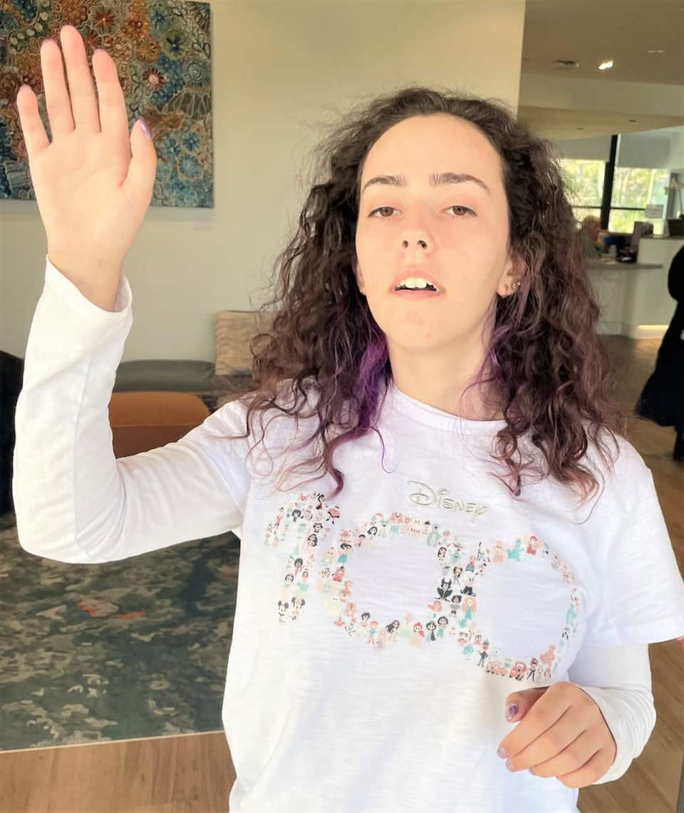 Ange is just 19 and struggling to live with an 'older person's' illness ...