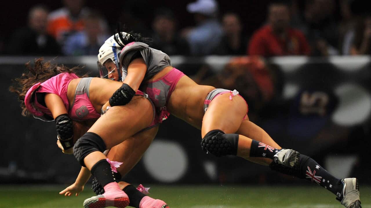 Comment: The TV debut of 'Lingerie Football' | SBS News