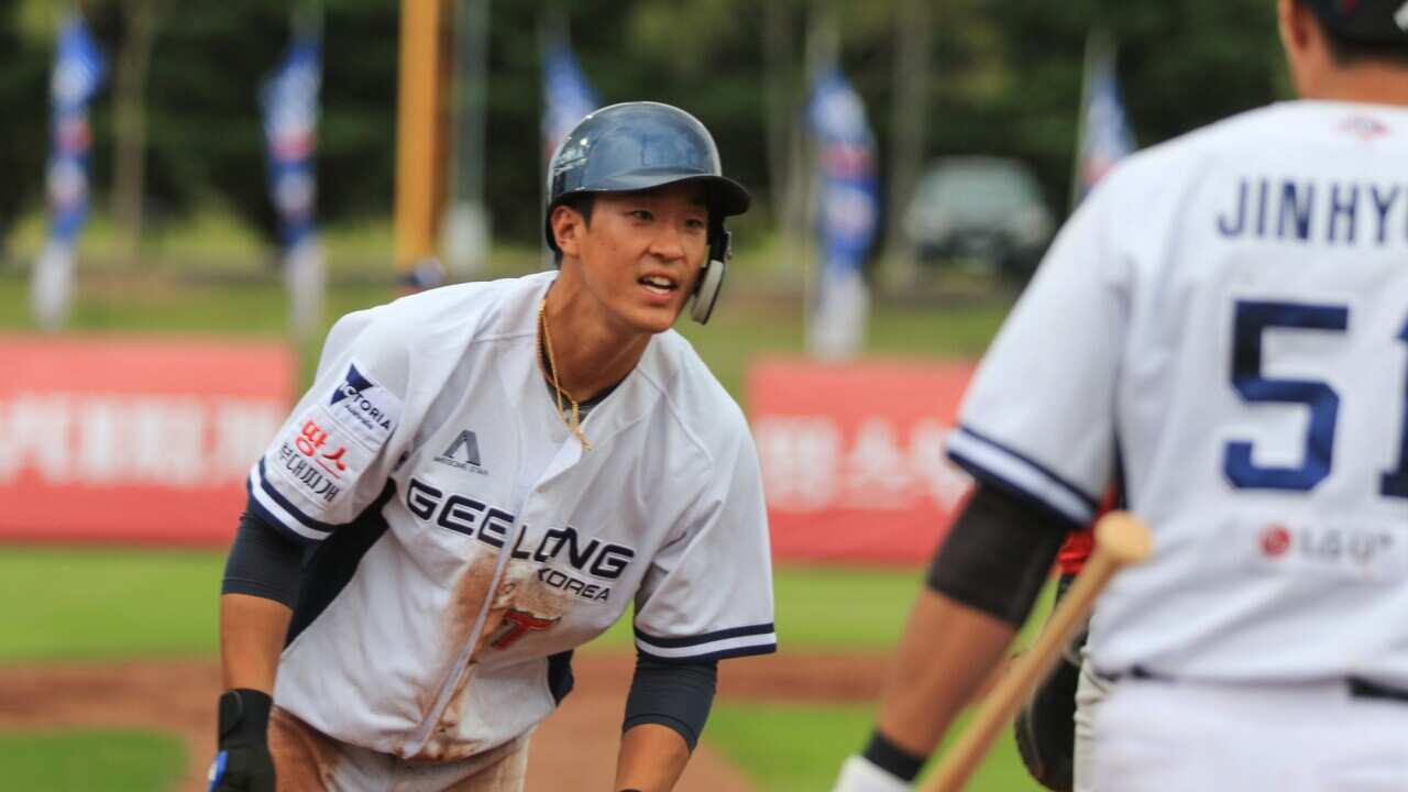 질롱 코리아 ‘송찬의’, 2주 연속 ABL 최우수타자 선정…타율·타점·최다안타·장타율 1위 | SBS Korean