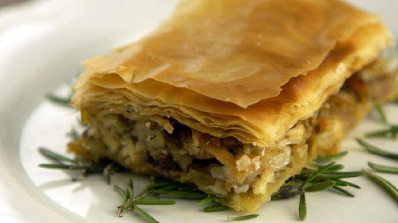 Flaky chicken filo pie | SBS Food