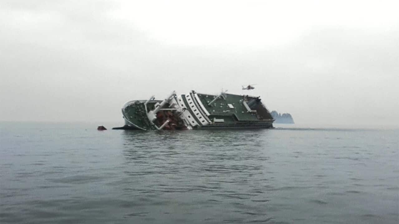 sinking ferry
