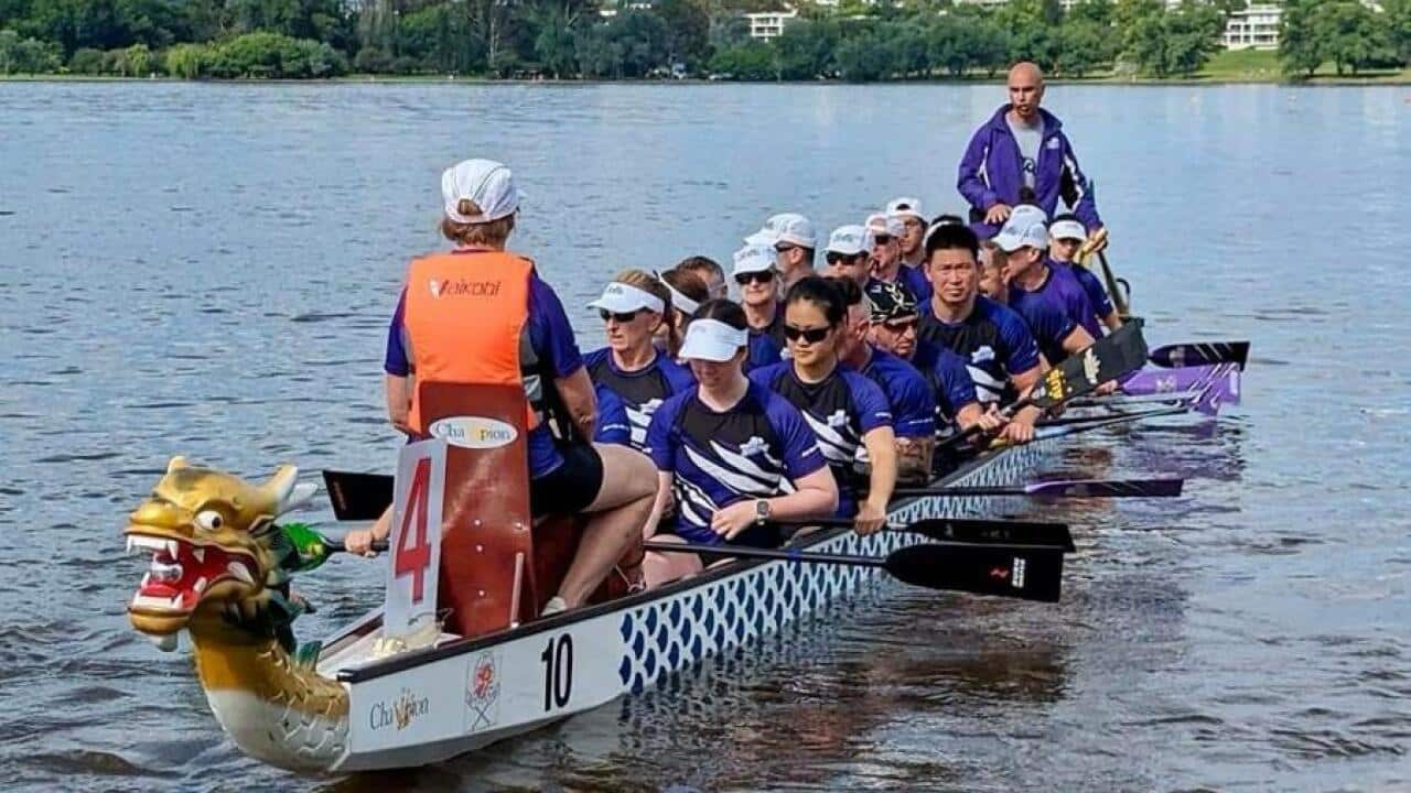 Rob verdedigt samen met zijn team twee titels tijdens het nationaal Dragon Boat kampioenschap in ...