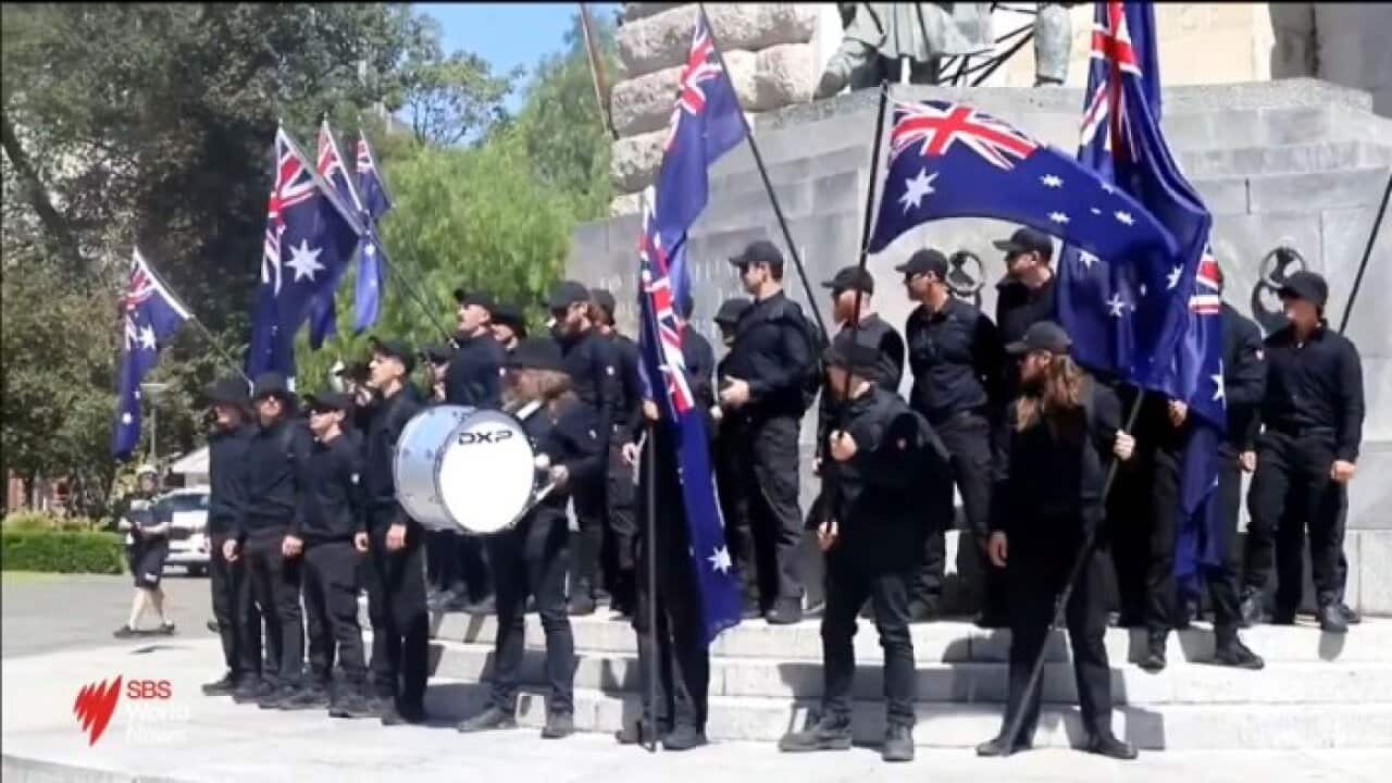 Police arrest 16 neo-Nazis at far-right march in Adelaide I SBS News ...