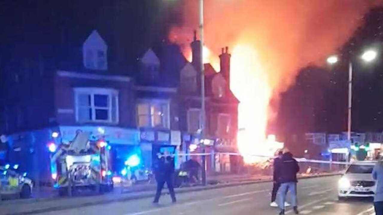 fire explosion uk