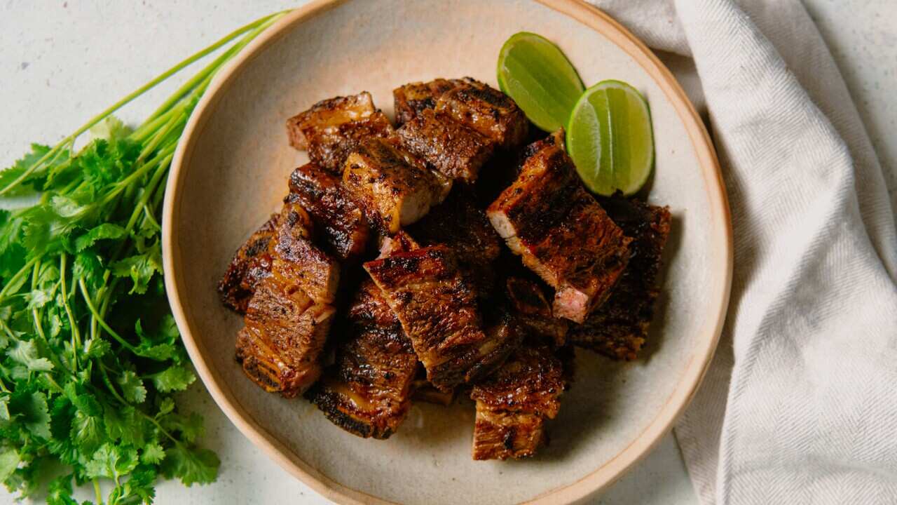 Bbq Flanken Cut Ribs And Chipotle Glaze Sbs The Cook Up With Adam Liaw