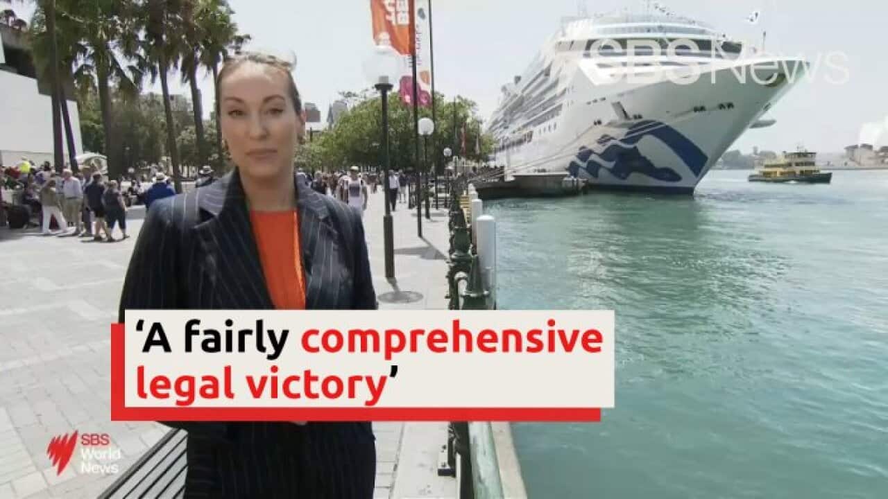 Ruby Princess passengers celebrate class action victory I SBS NEWS | SBS News