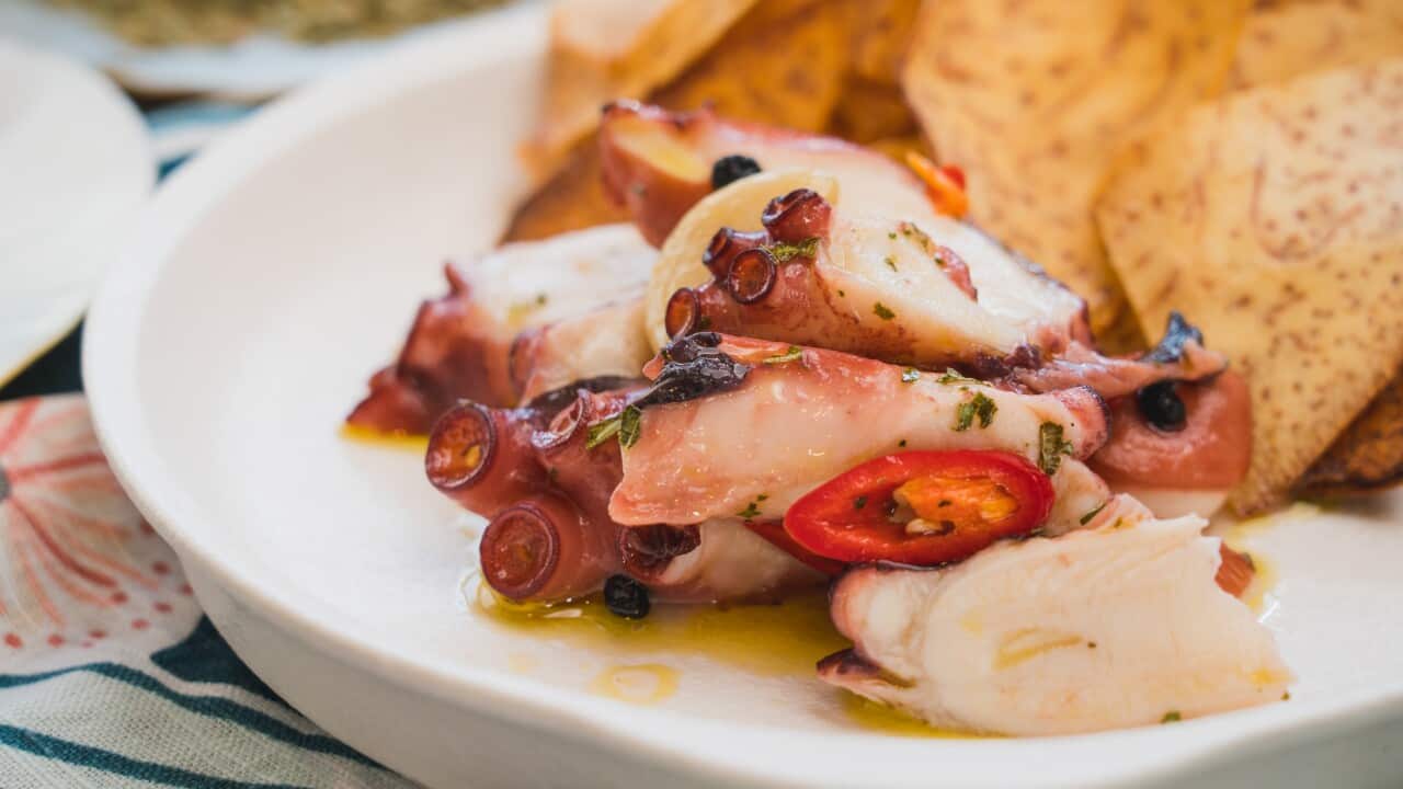 how to cook octopus for pickling