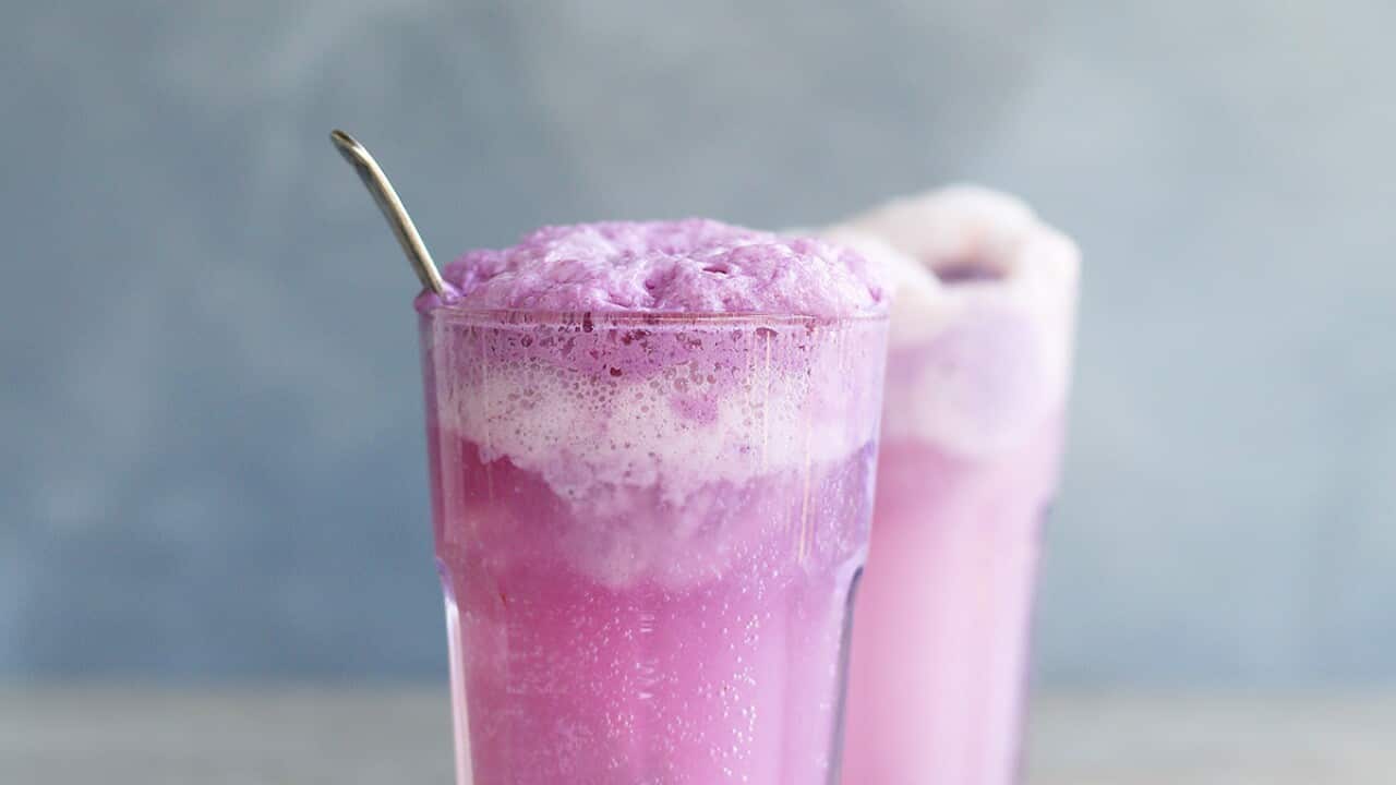 grape soda float