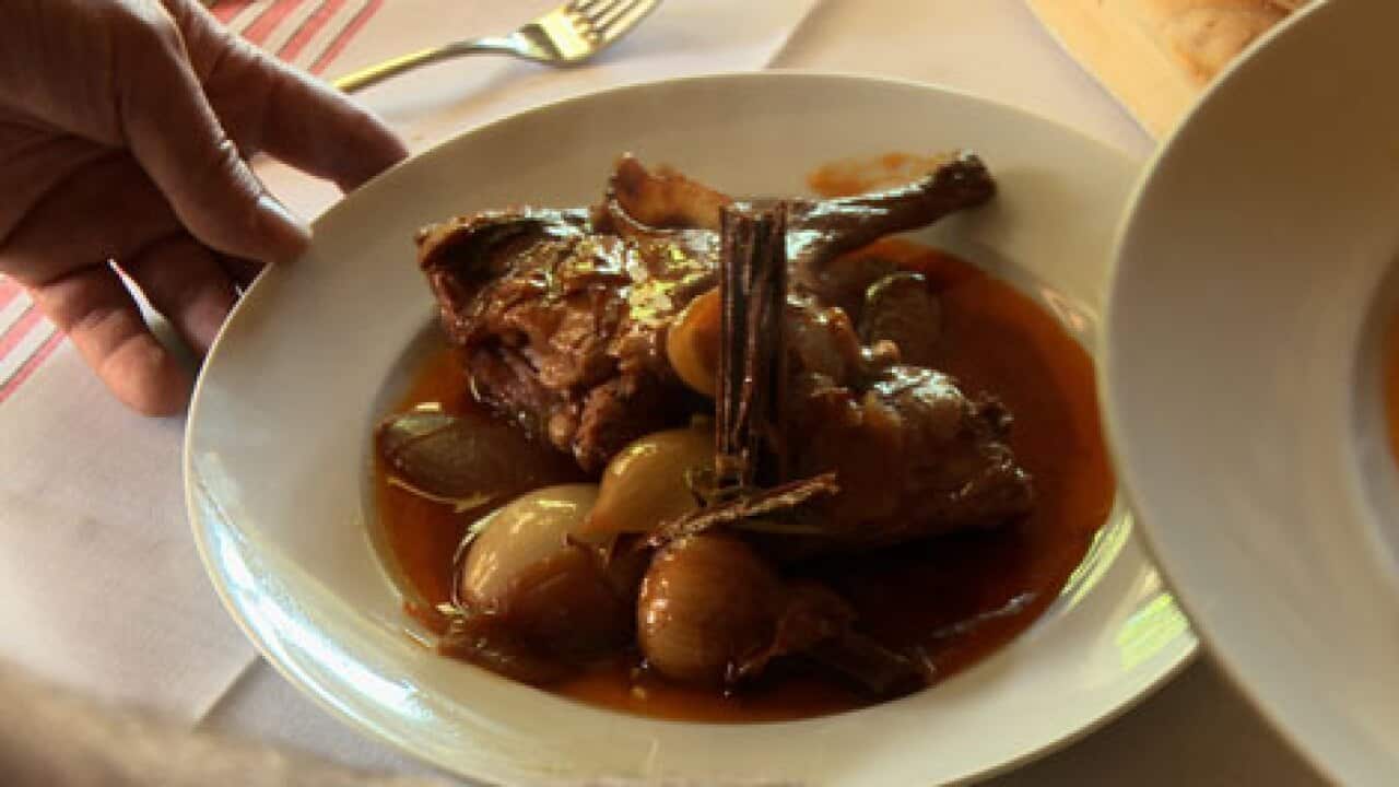 Rabbit stifado recipe | SBS Food