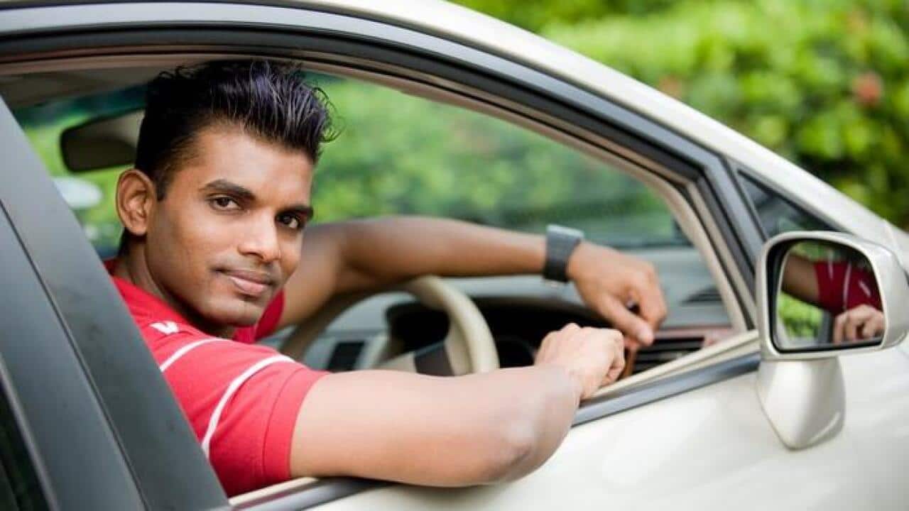 indian car driver
