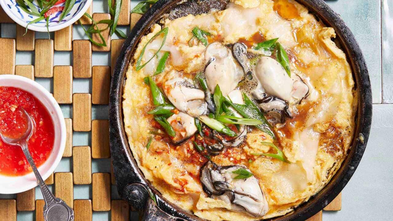 how to cook omelet oyster