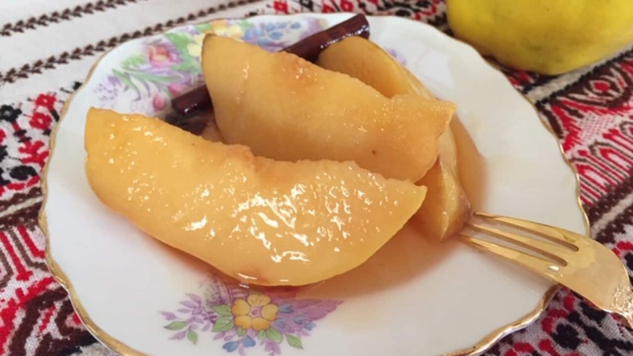 quince upside down cake