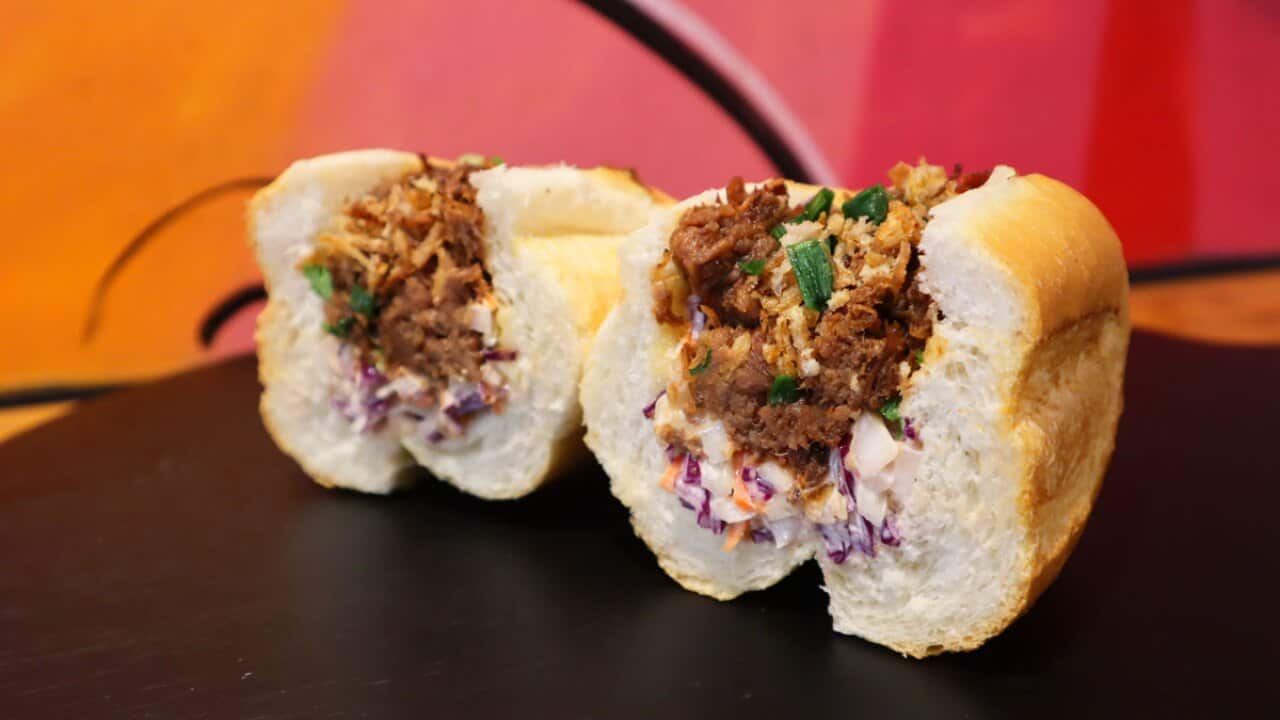 banh mi pulled beef