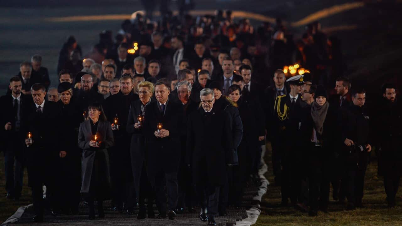 Holocaust survivors return to Auschwitz | SBS News