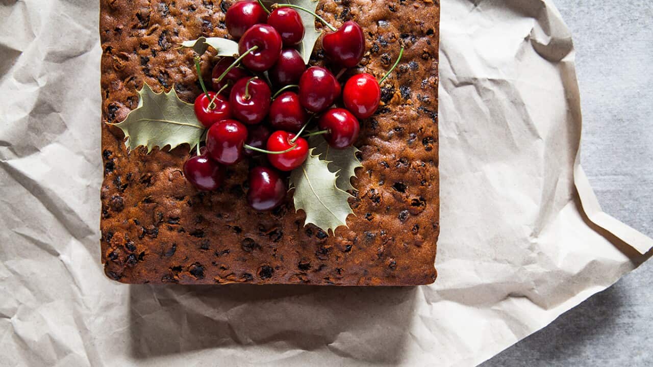 square fruit cake
