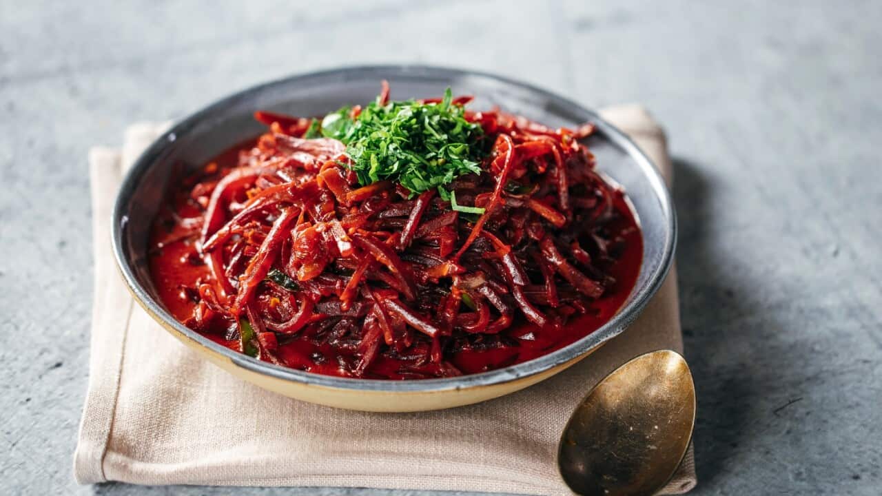 how to cook beetroot curry