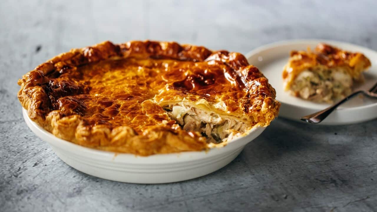 how to make leek and chicken pie