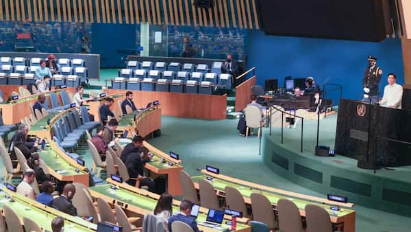 Talumpati ni Pangulong Bongbong Marcos sa United Nations, sumentro sa kapayapaan at climate ...