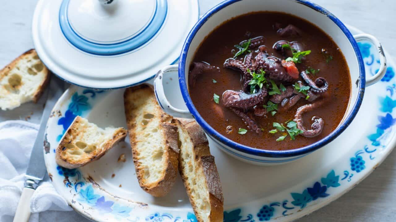 how to cook octopus soup