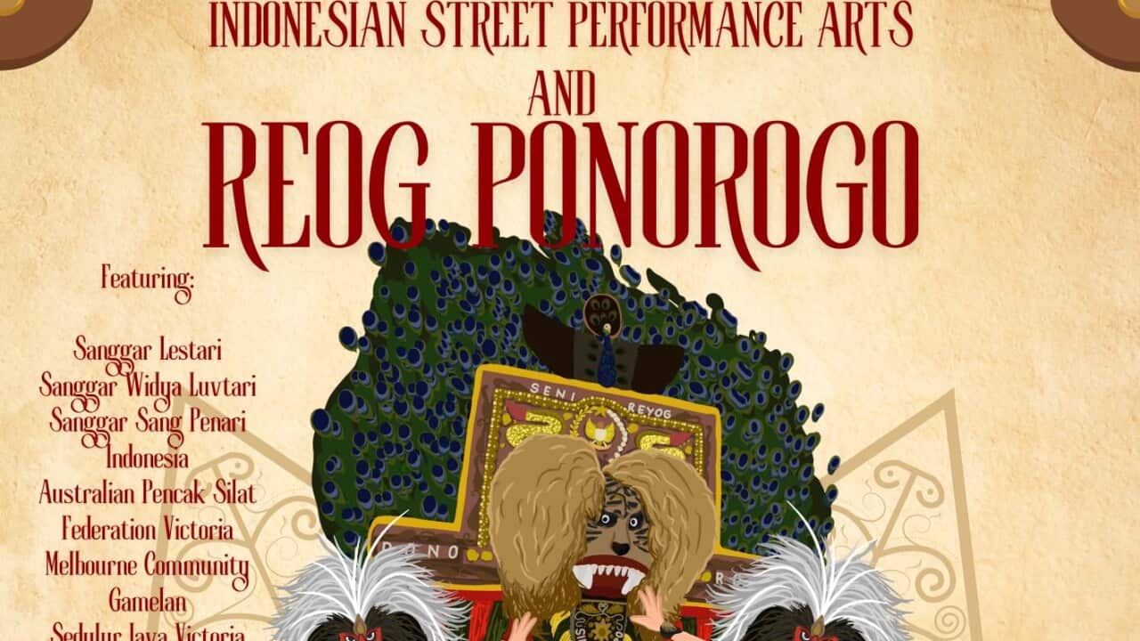 Pertunjukan Reog Ponorogo perdana di Melbourne | SBS Indonesian