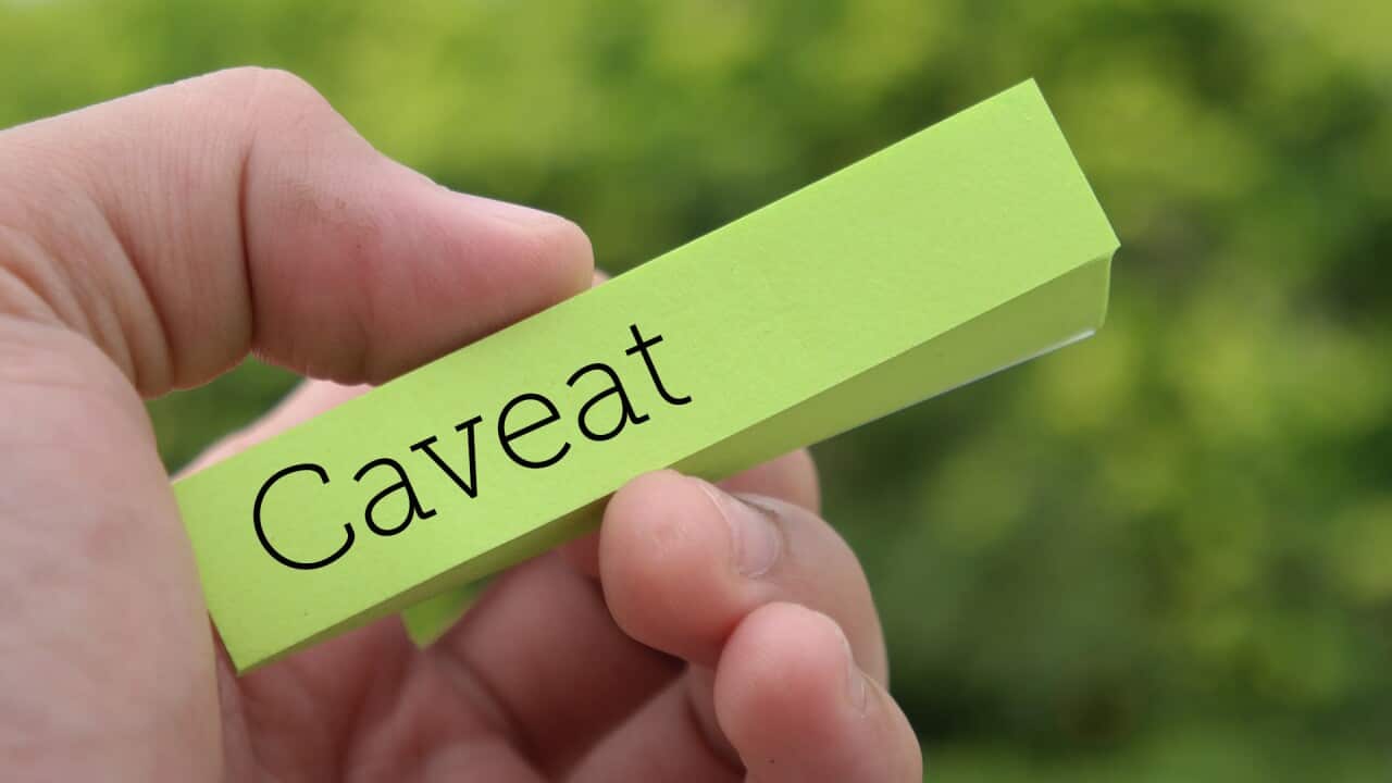 caveat card
