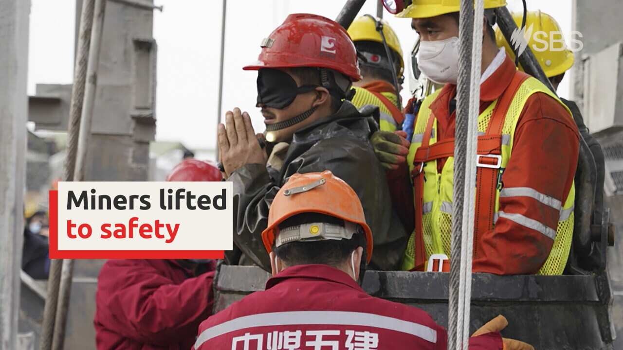 First miners rescued after being trapped underground for two weeks ...