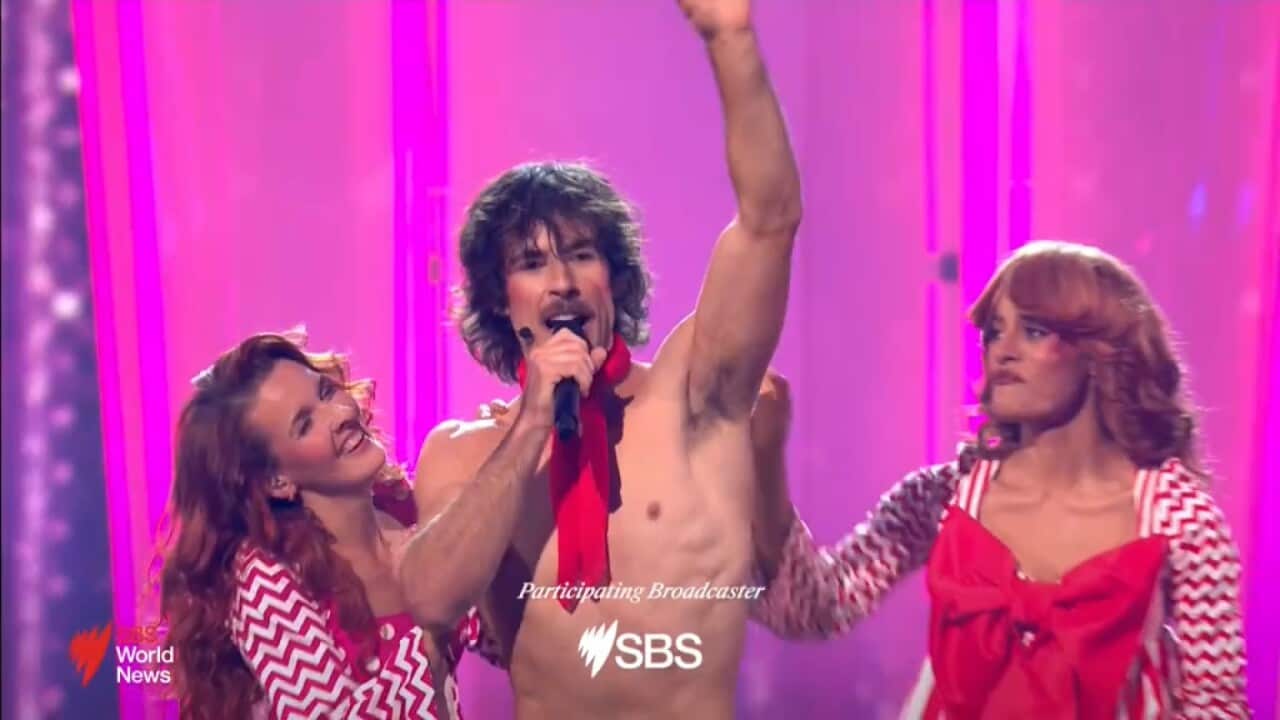 Australia’s Go-Jo gives Eurovision a good shake I SBS News | SBS News