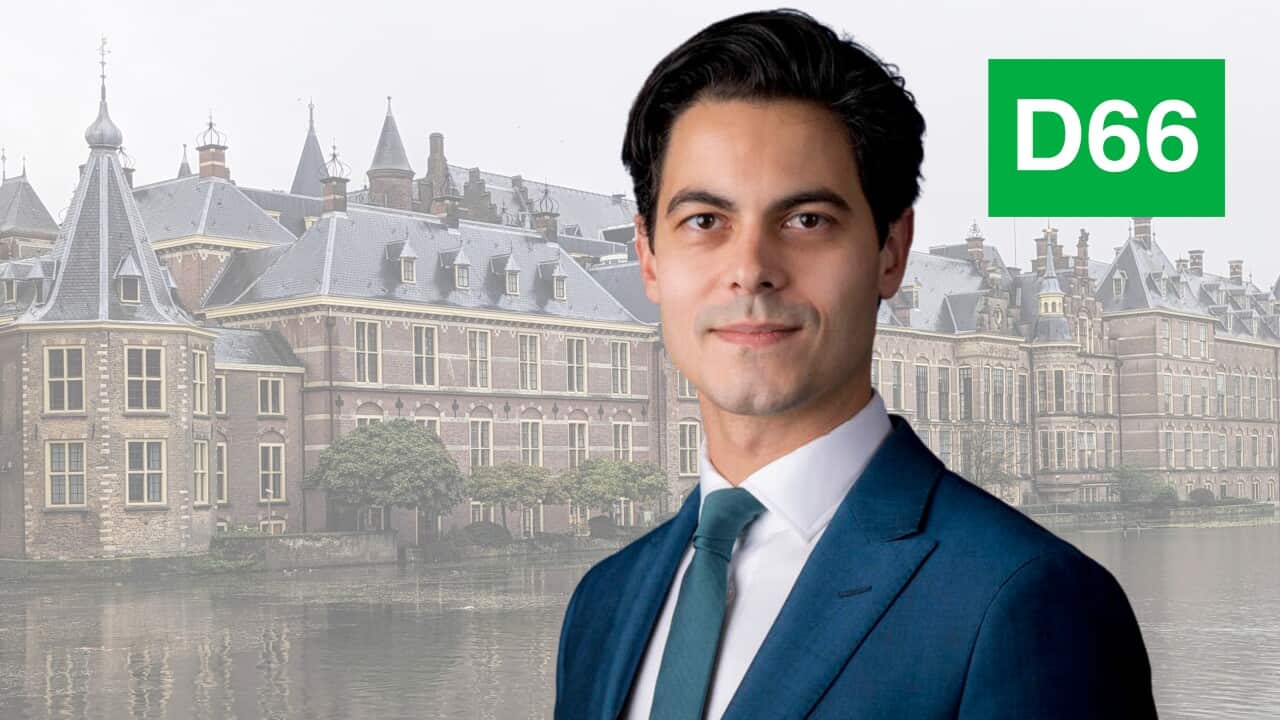 Lijsttrekker Rob Jetten: "D66 is altijd al de partij geweest die met een open blik naar de ...