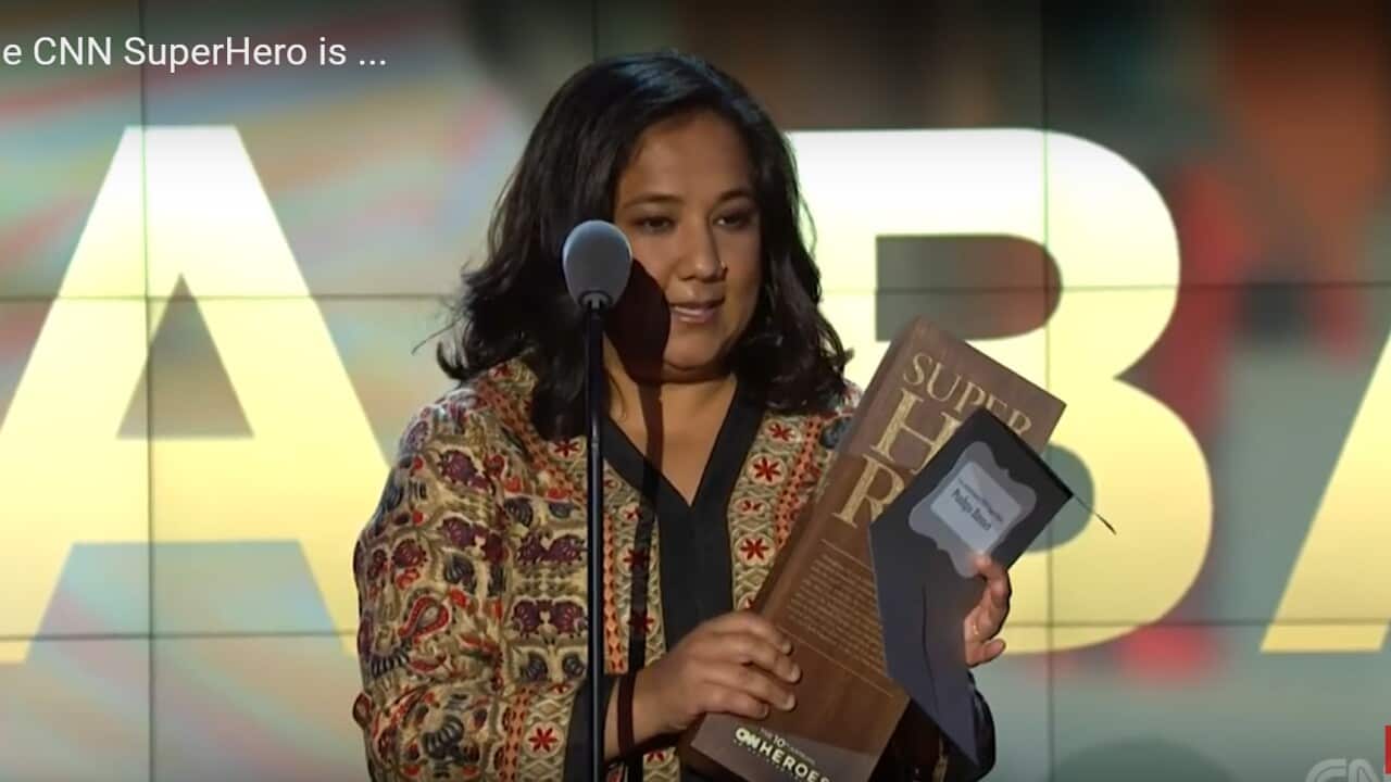 A Nepali woman helping children in prison wins CNN SuperHero of the year. | SBS Nepali