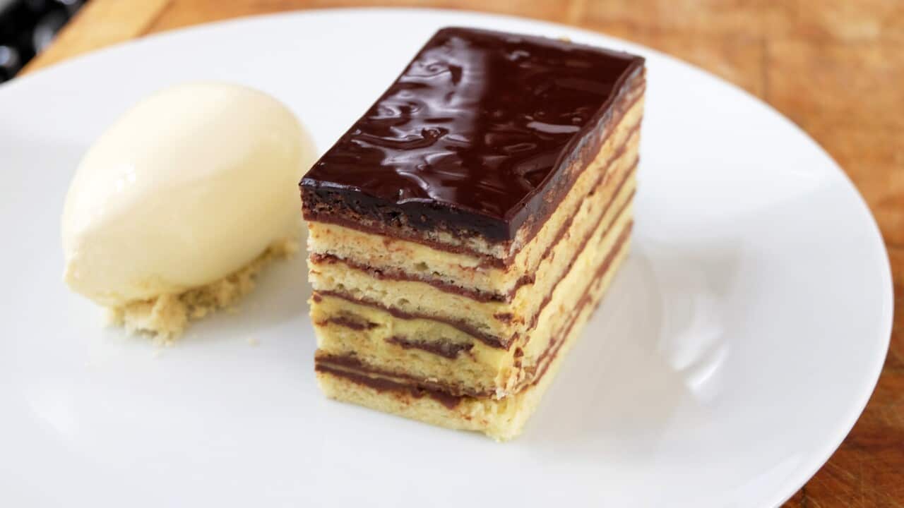 Opera gateau recipe | SBS Food