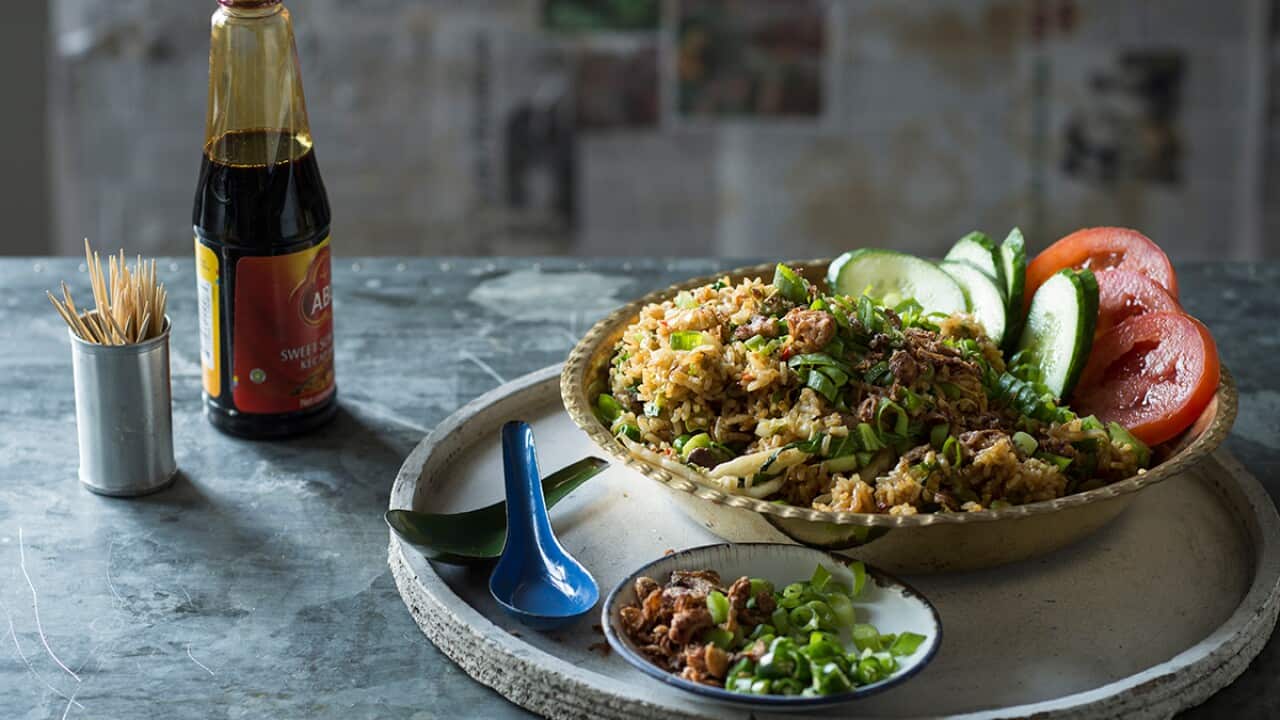 how to make nasi goreng kambing