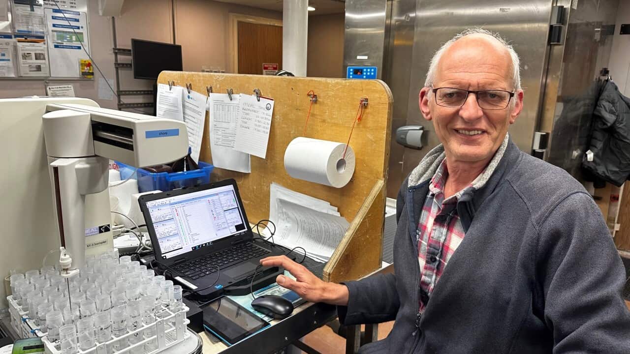 Dutch chemical engineer on expedition with Australian R.V. Investigator ...