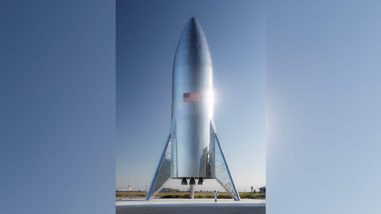 mars spaceship launch