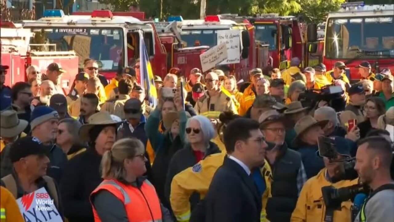 Firefighters and farmers protest emergency services tax in Melbourne I ...