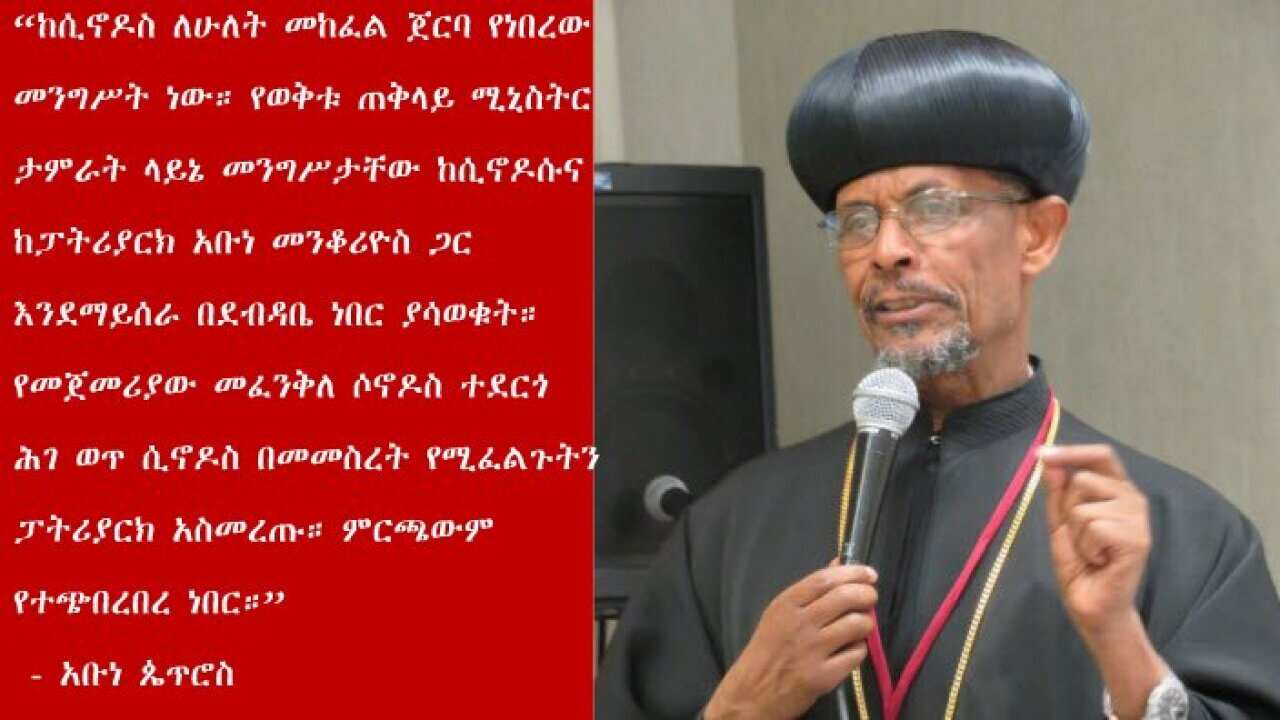 Holy Synod: How Did We Get Here? Abune Petros – Pt 1 | SBS Amharic
