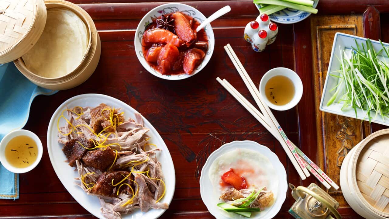 how to prepare peking duck pancakes