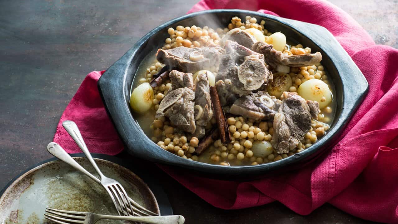 how to cook moghrabieh couscous