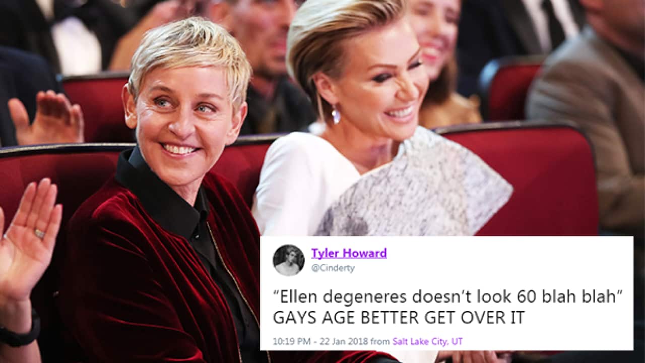 ellen tweet
